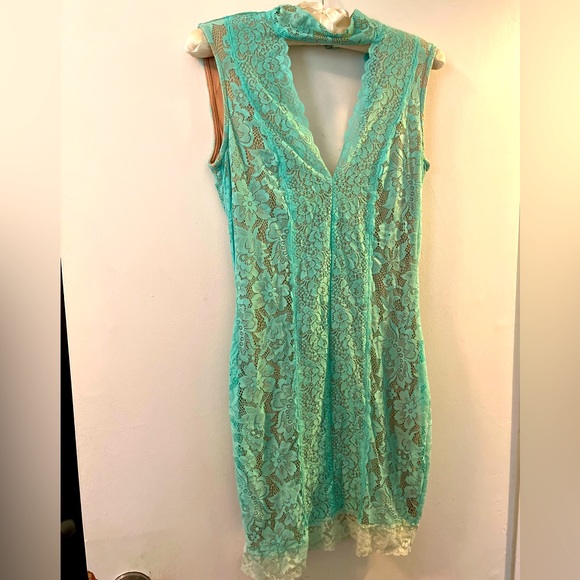 Dresses | Stunning Form Fitting Stretchy Dress With Nude Lining | Poshmark